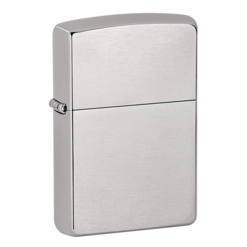 Brushed Sterling Silver - Zippo Singapore